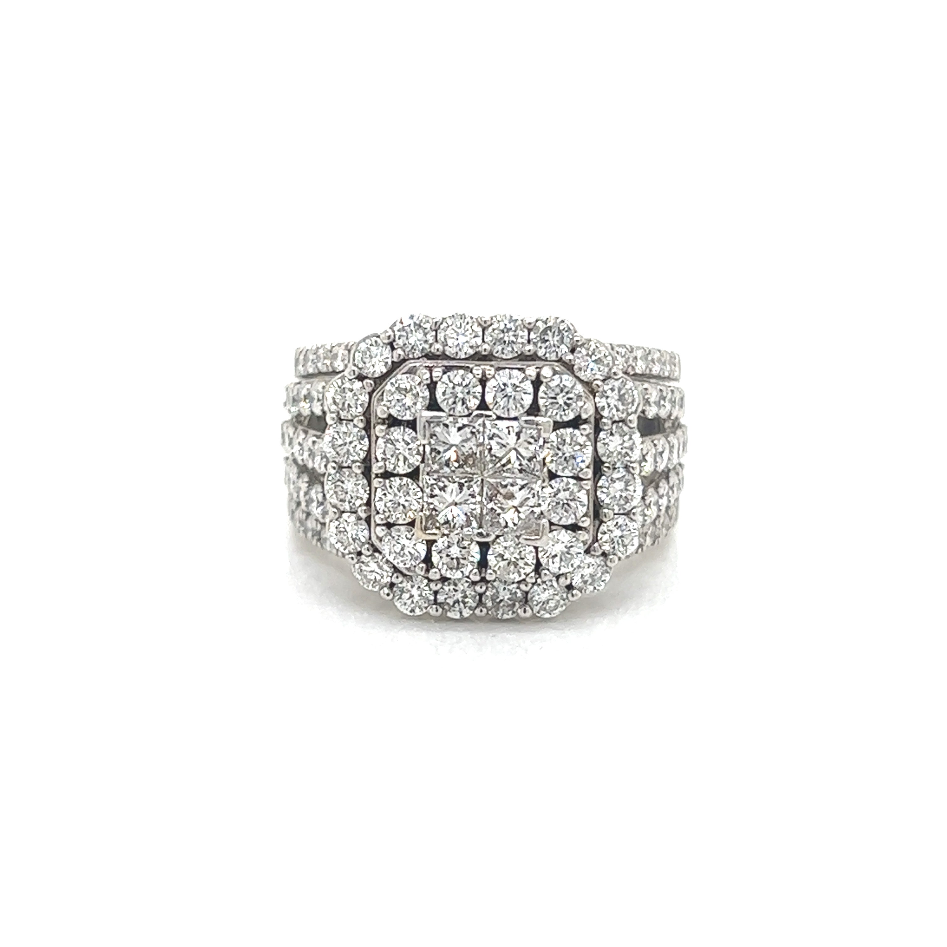 Cushion Princess Cut Diamond Ring – Rocco's Jewelry
