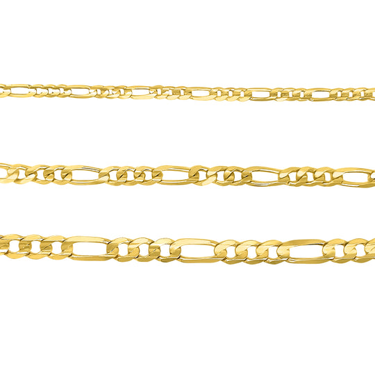 Figaro Chains – Rocco's Jewelry