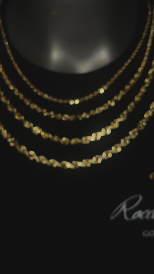 14K and 10K Gold Rope Chains for Men | Rocco’s Jewelry – Rocco's Jewelry