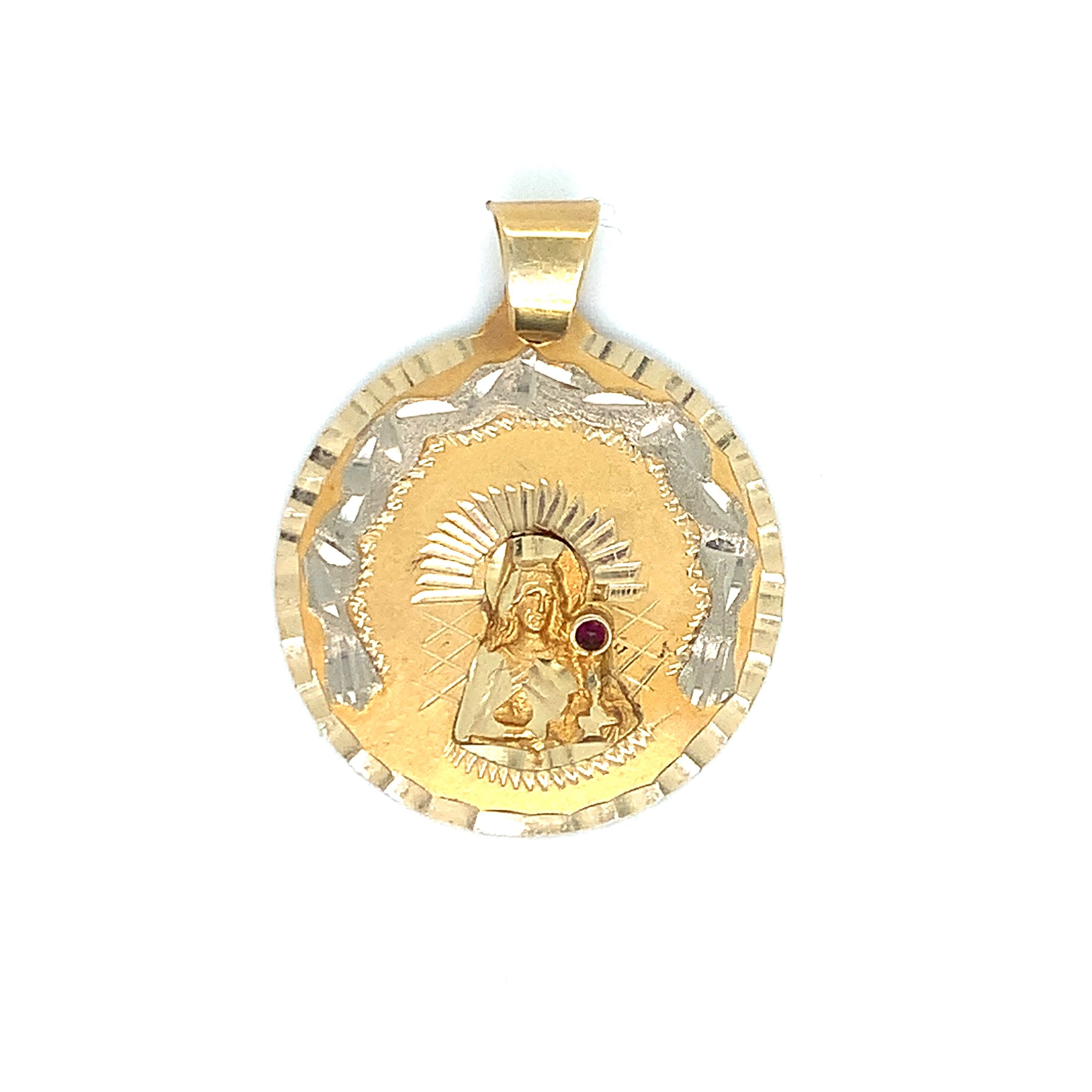 Saint barbara pendant gold store